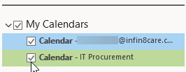 Outlook Desktop - How to open a Shared Mailbox Calendar – Infin8care