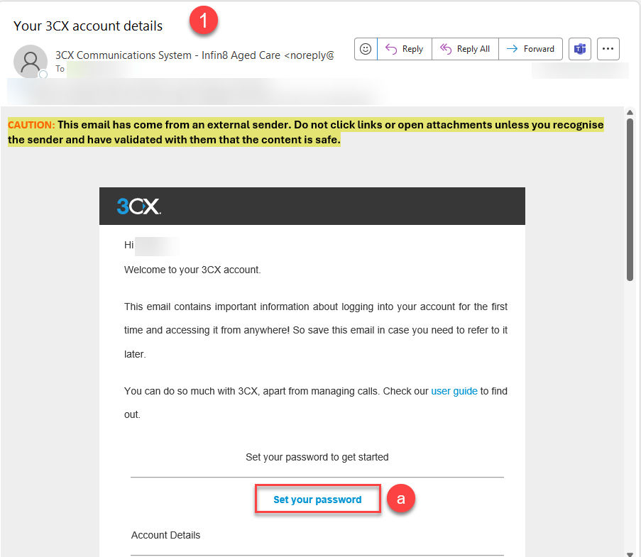 Setting up your 3CX Windows App – Infin8care