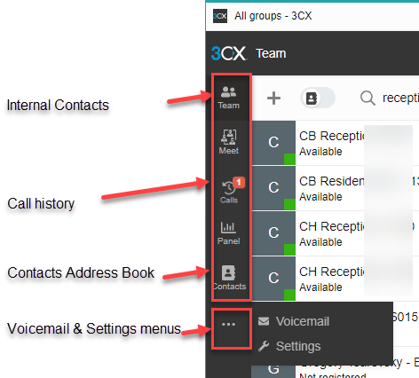 Using your 3CX Windows App – Infin8care