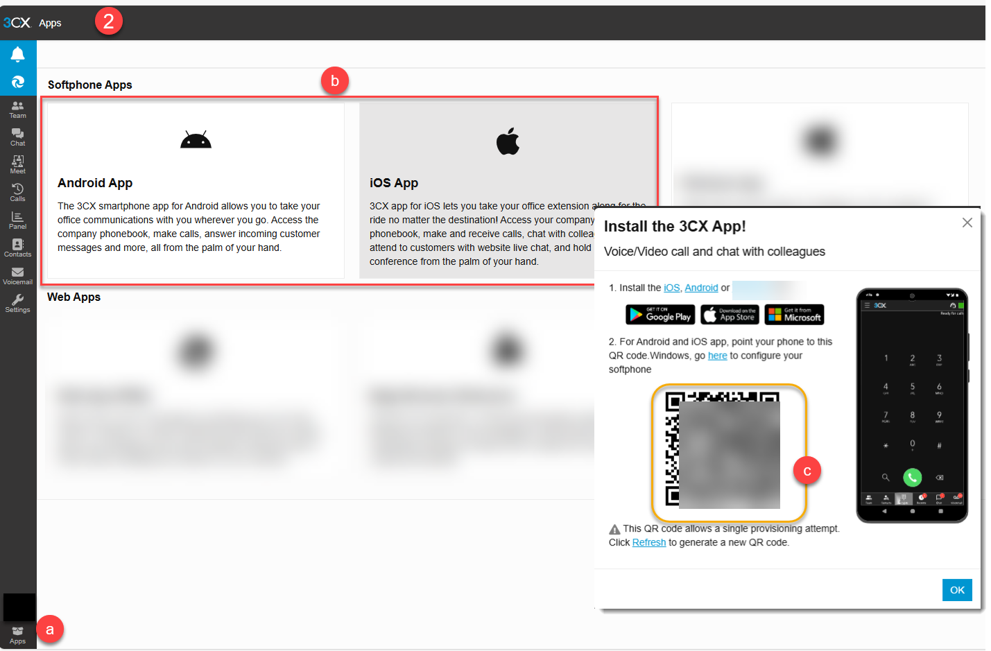 Setting up your 3CX Mobile App – Infin8care