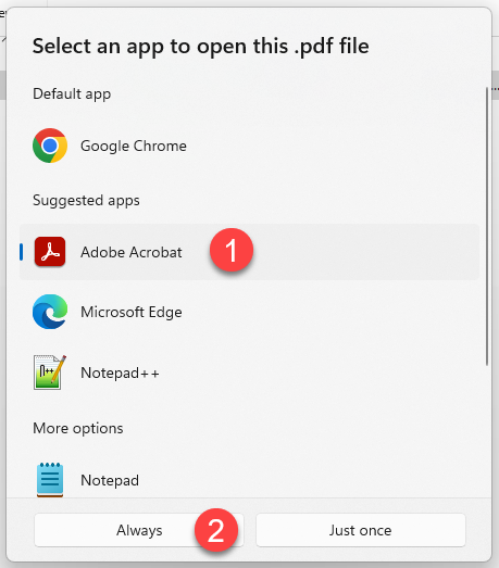 Change the default application for a file – Infin8care