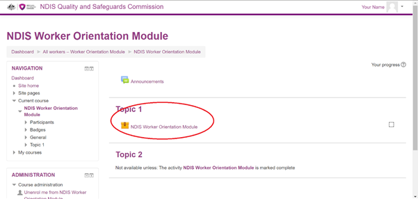 NDIS Worker Induction – Infin8care