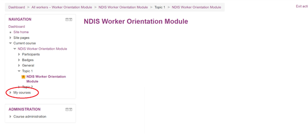NDIS Worker Induction – Infin8care