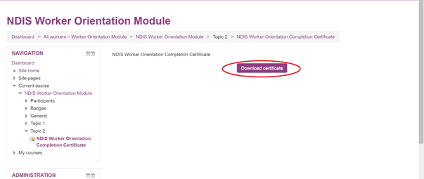 NDIS Worker Induction – Infin8care