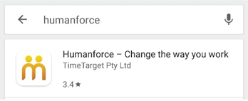 Humanforce App - download and installation for Android – Infin8care