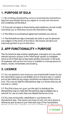 Humanforce App - download and installation for Apple – Infin8care